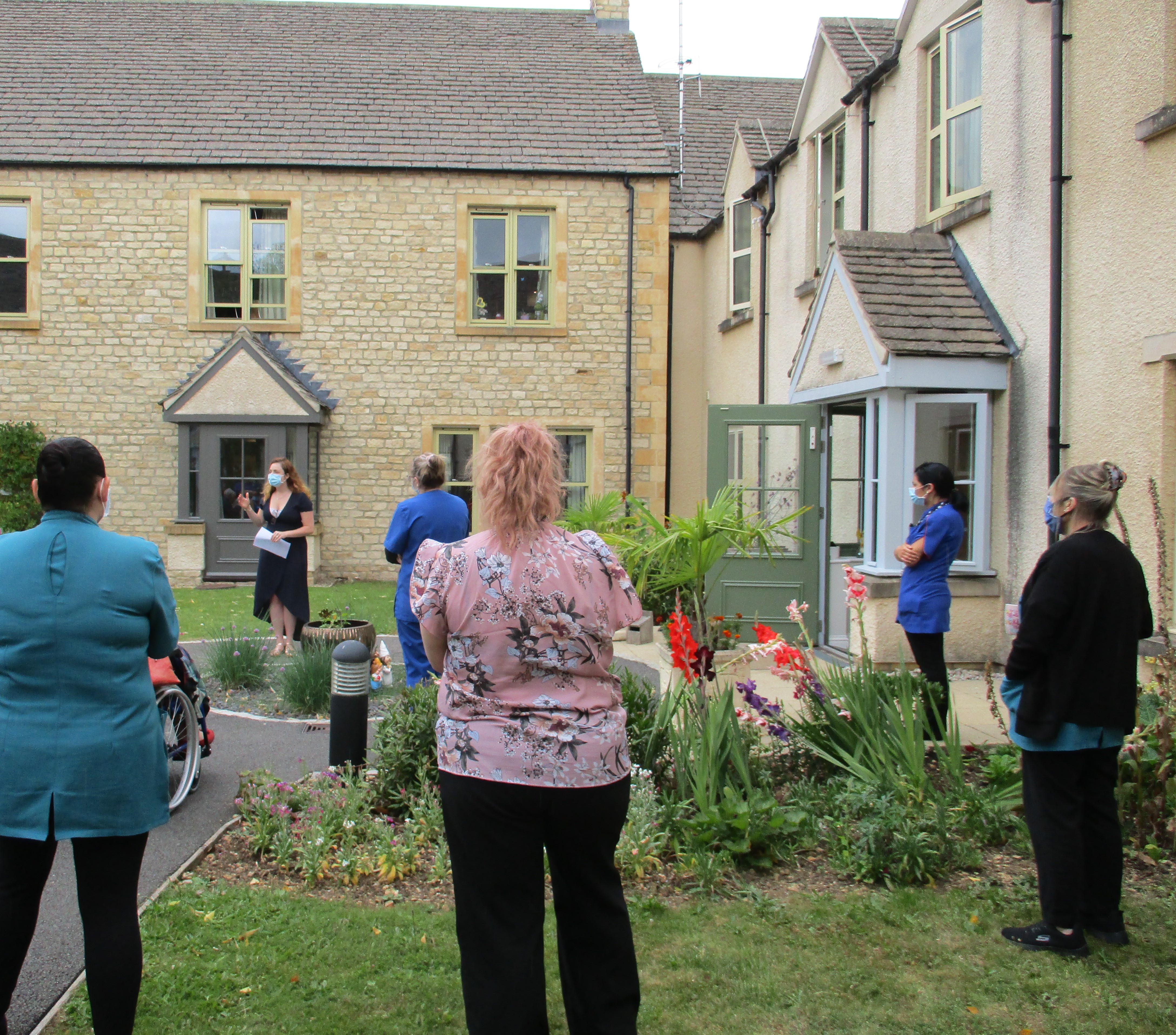 Commemorative ceremony at Jubilee Lodge