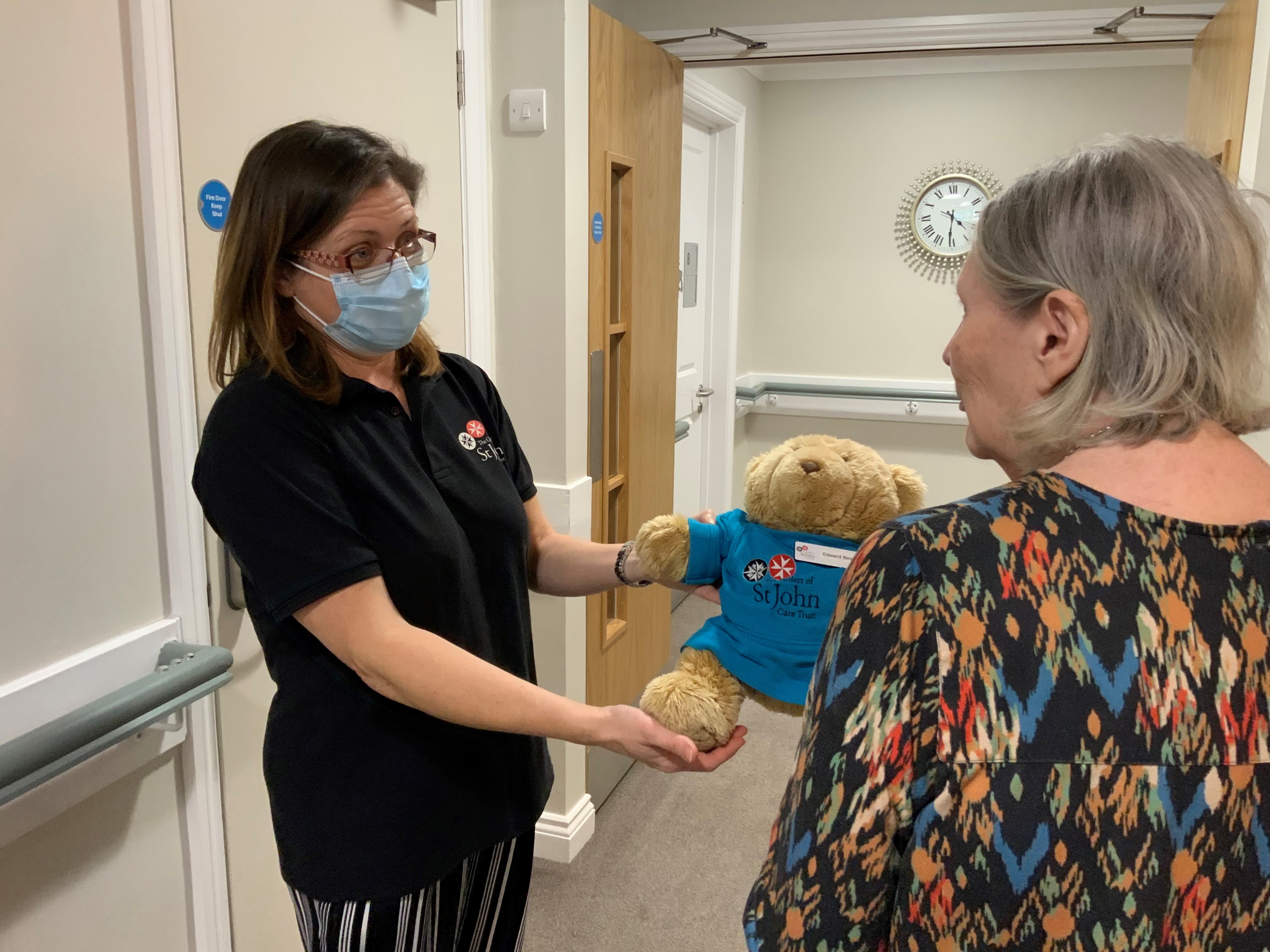 Meet Edward the new bear at Edwardstow Court | OSJCT