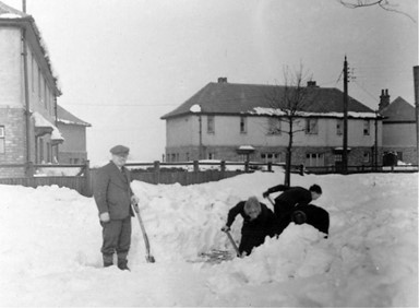 Snow at Langford View sparks winter memories of The Big Freeze 1962/3 ...