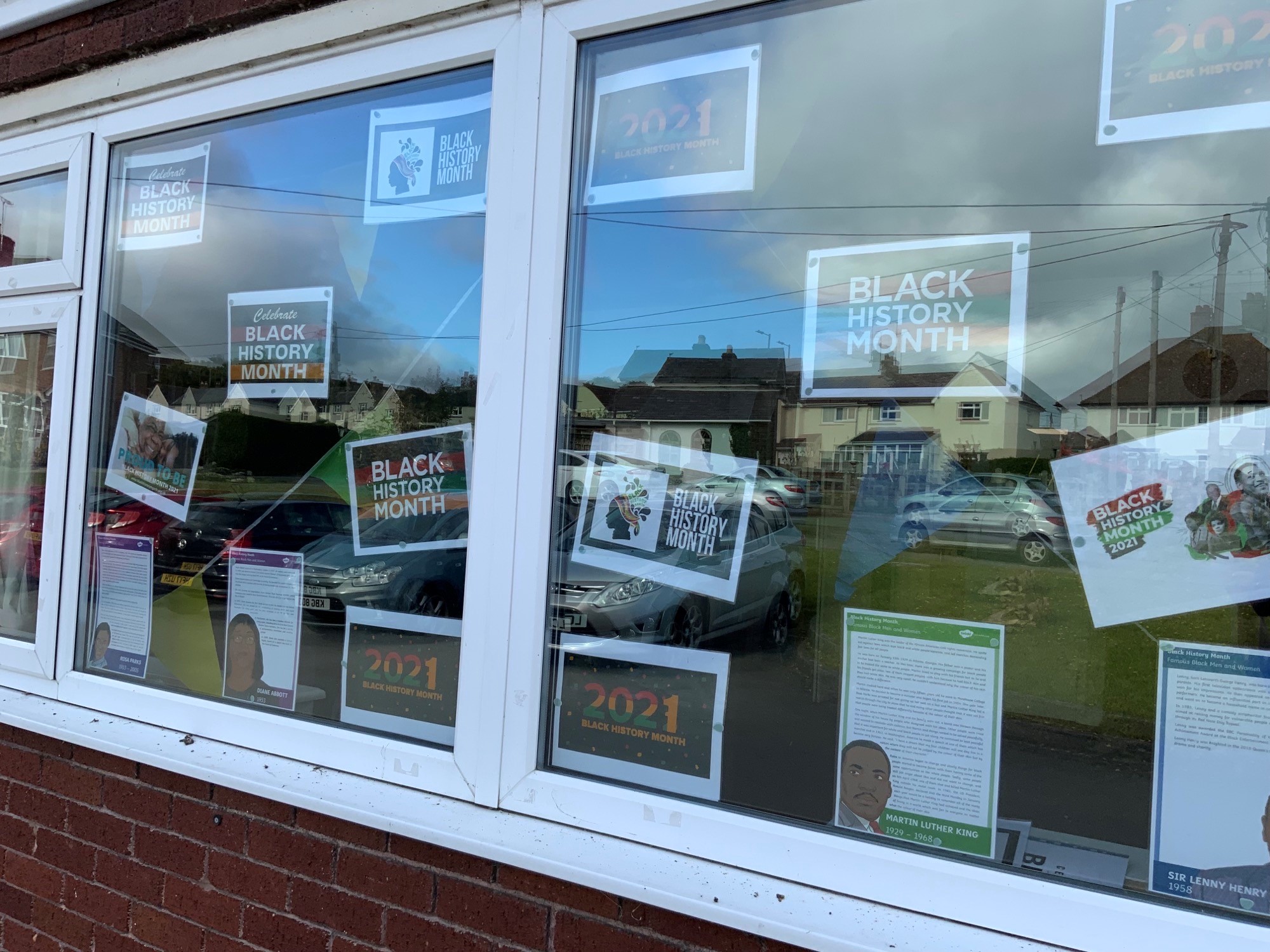 Buckland Court’s Window Display Celebrating Black History Month | OSJCT