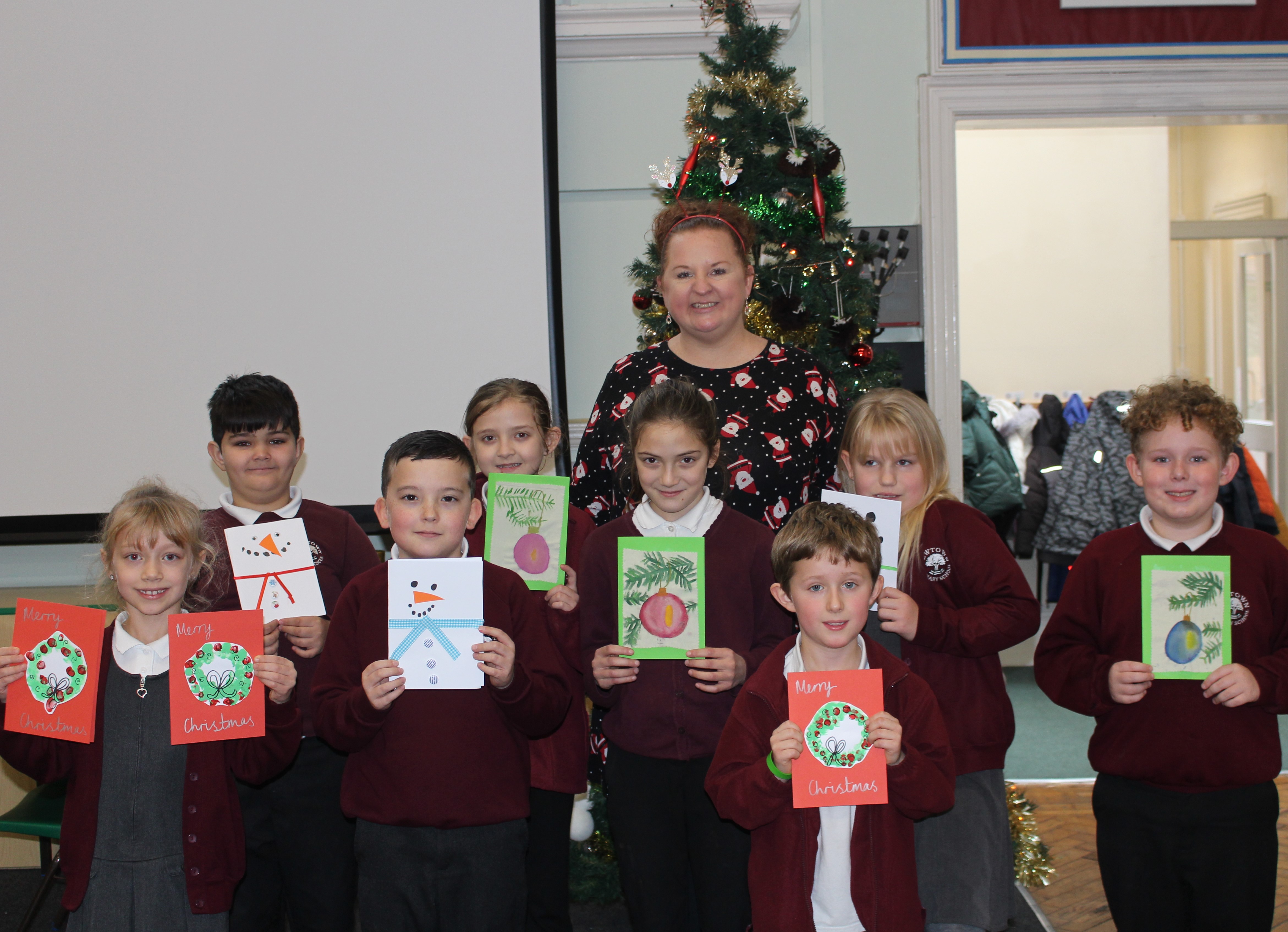 Trowbridge school children spread Christmas cheer in care homes with ...
