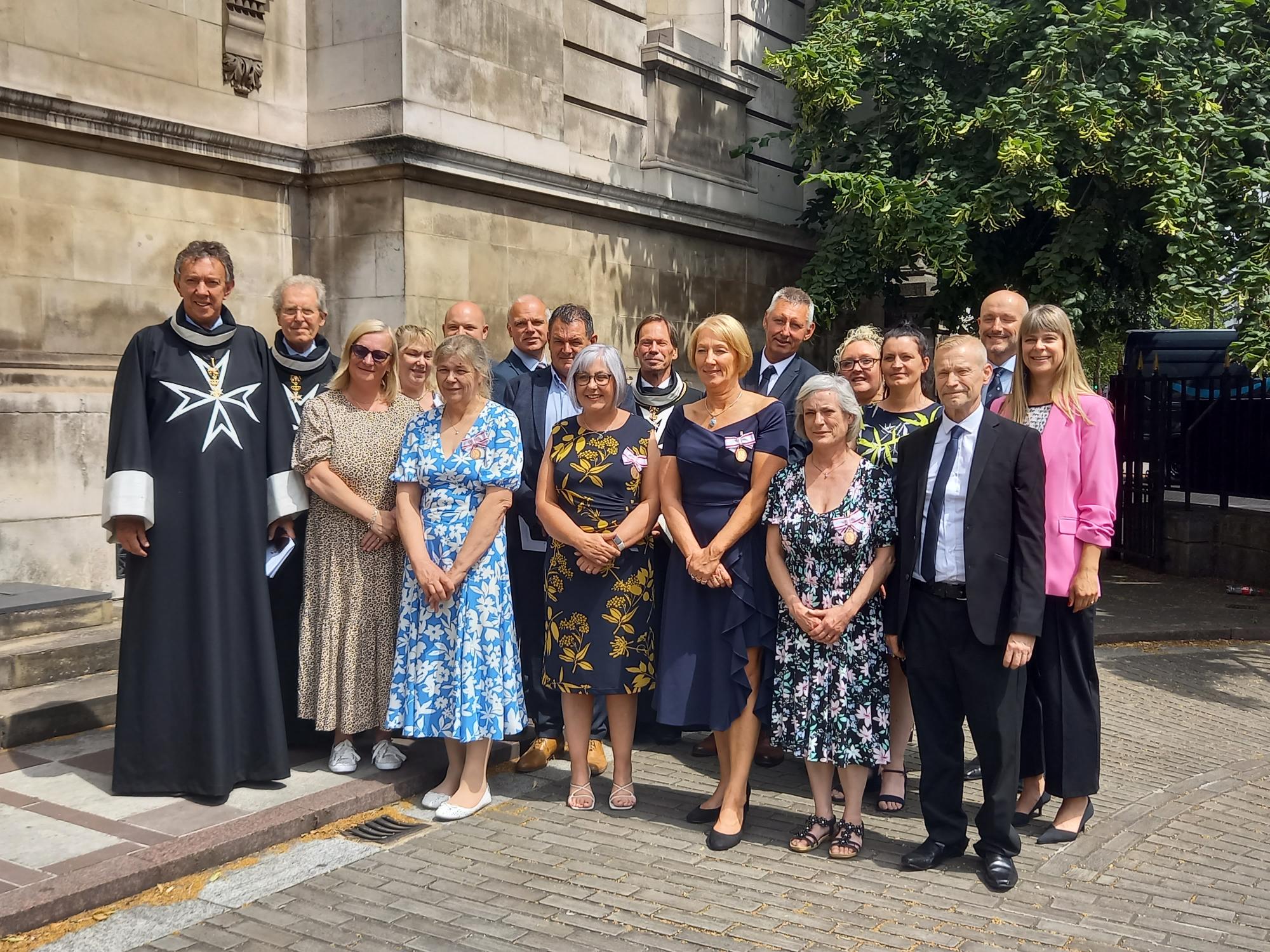 Order of Malta medals for ten Orders of St John Care Trust employees ...