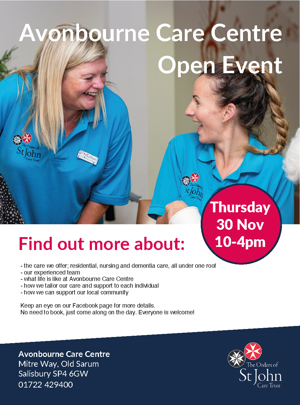 Avonbourne Care Centre Open Event | OSJCT