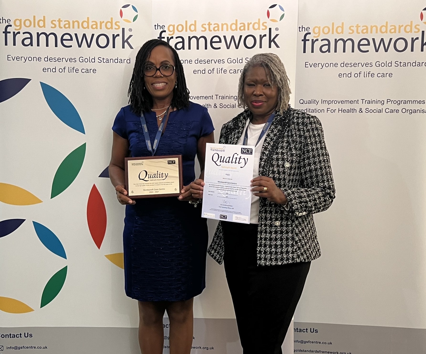 Monkscoft receives national award for providing Gold Standard end of ...