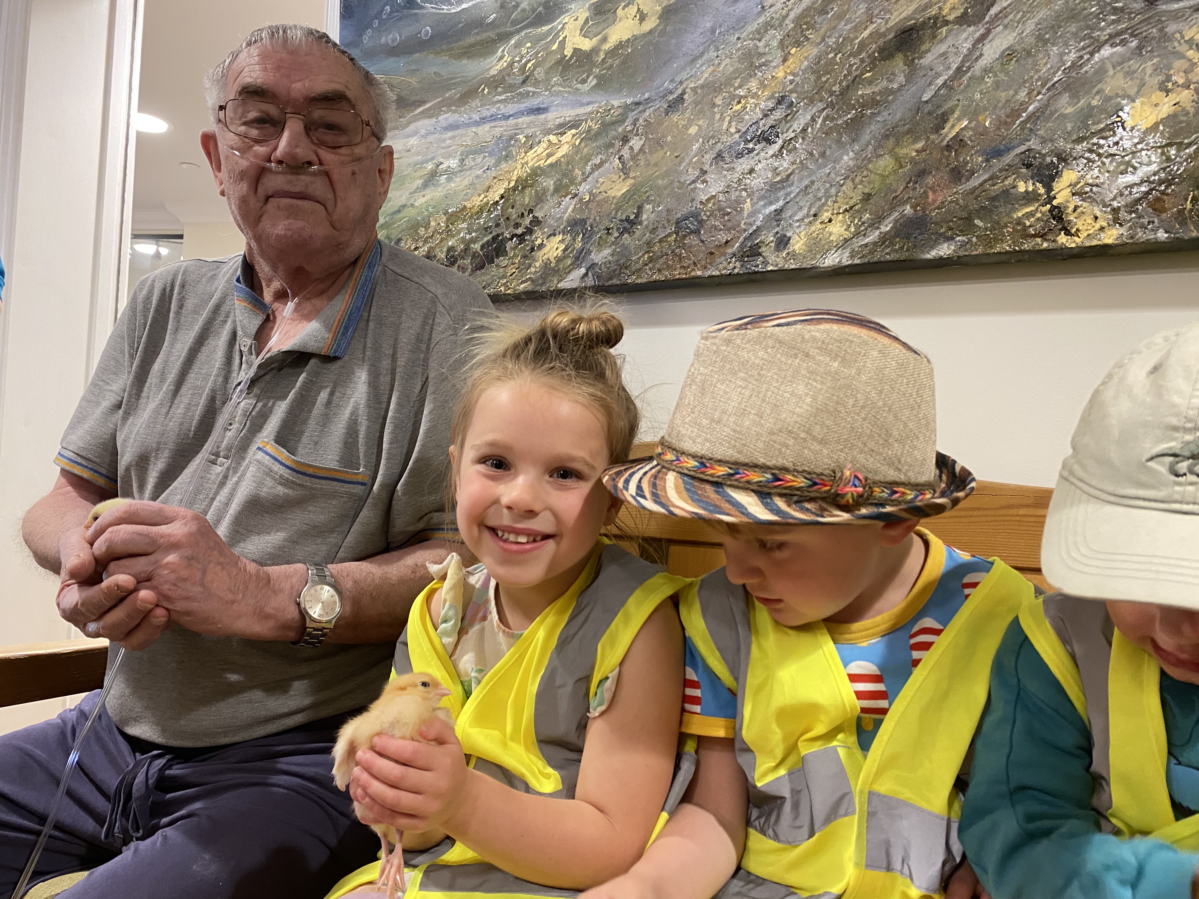 Chicks bring generations together in new care home and nursery ...