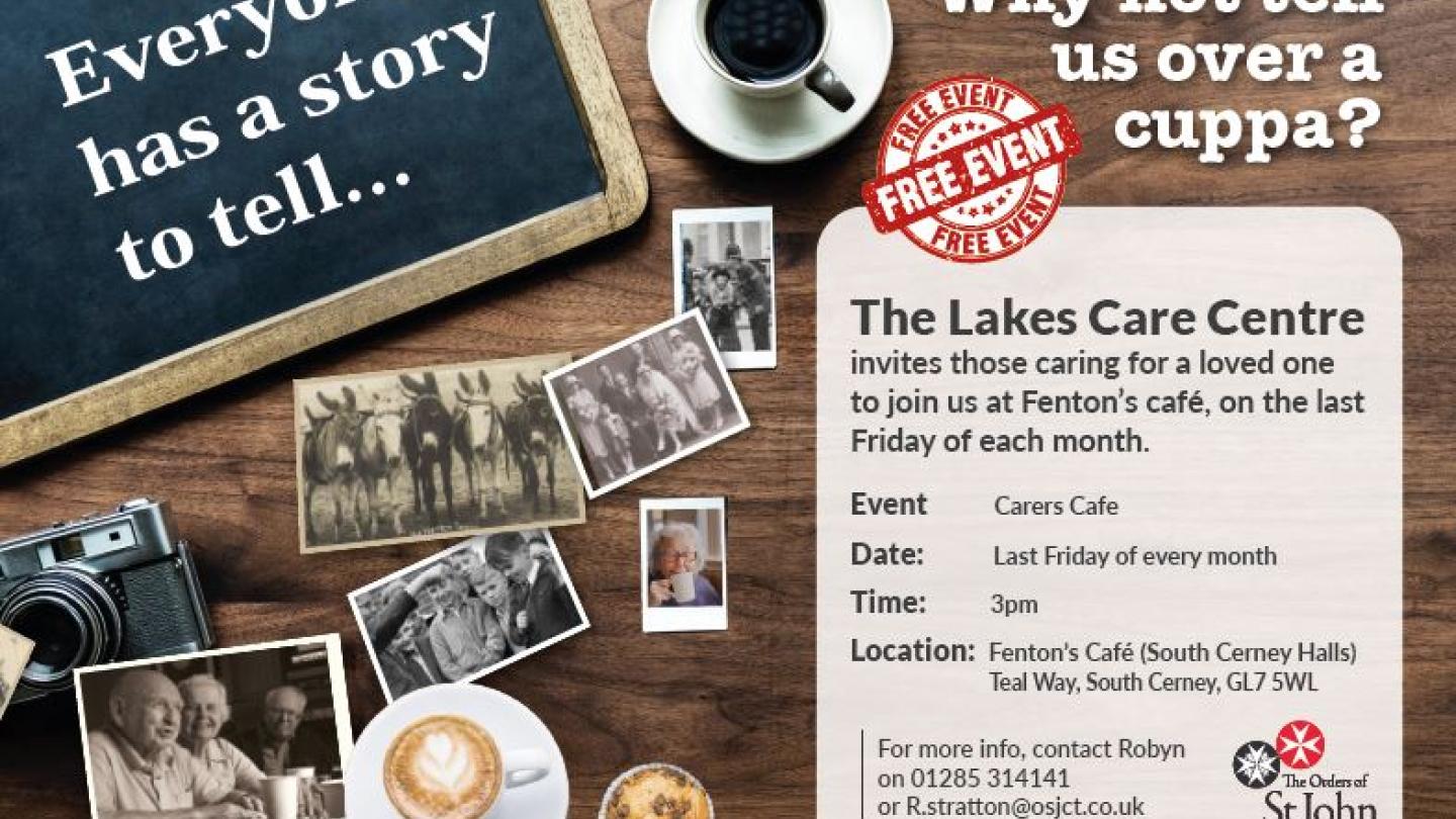 Carers Café hosted by The Lakes Care Centre